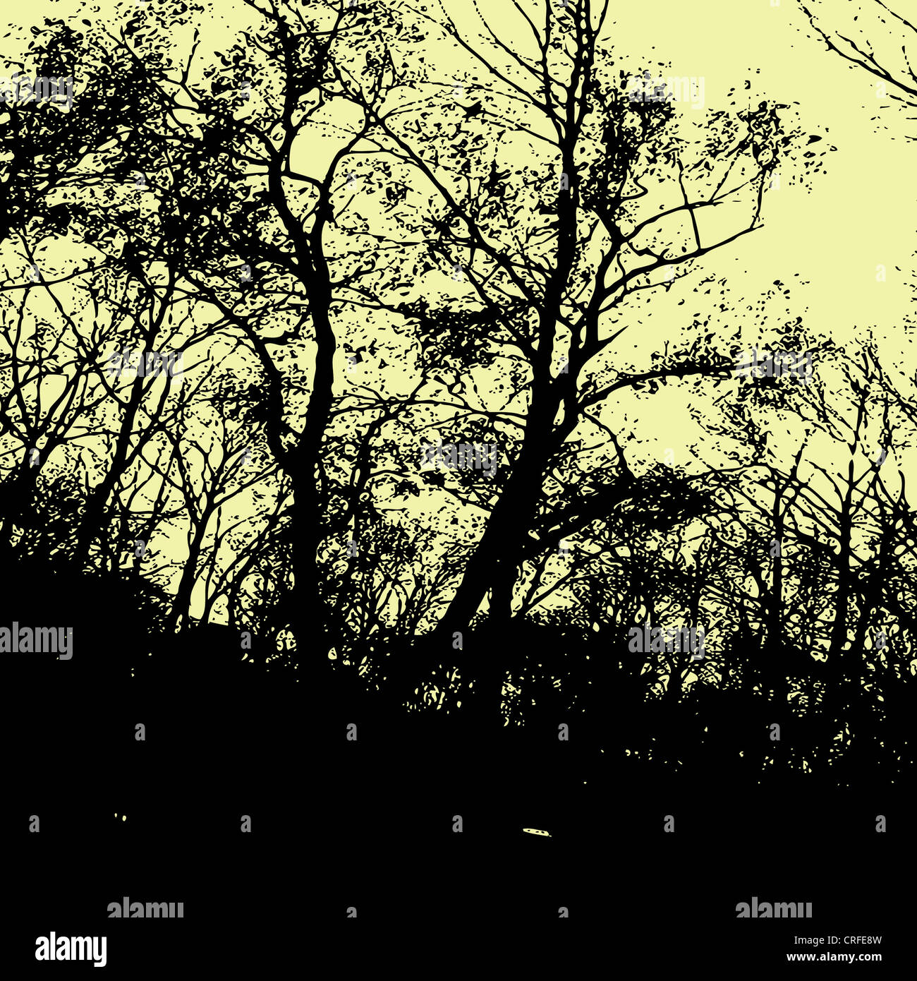 art tree graphic background Stock Photo - Alamy