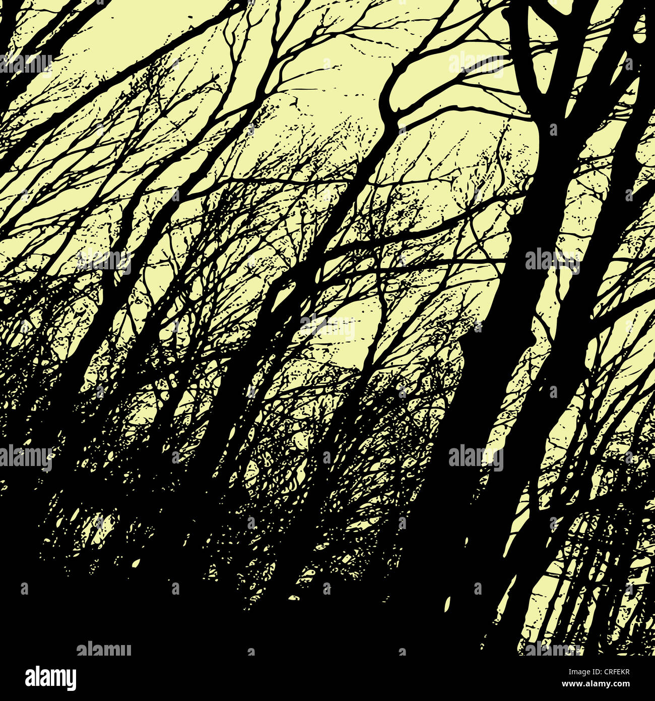 art tree graphic background Stock Photo - Alamy