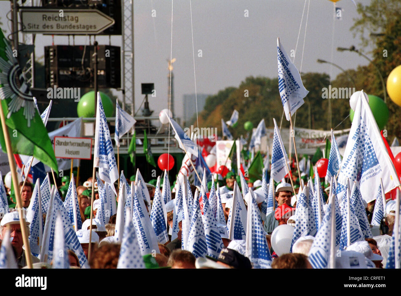 Union demonstration in Berlin Stock Photo - Alamy