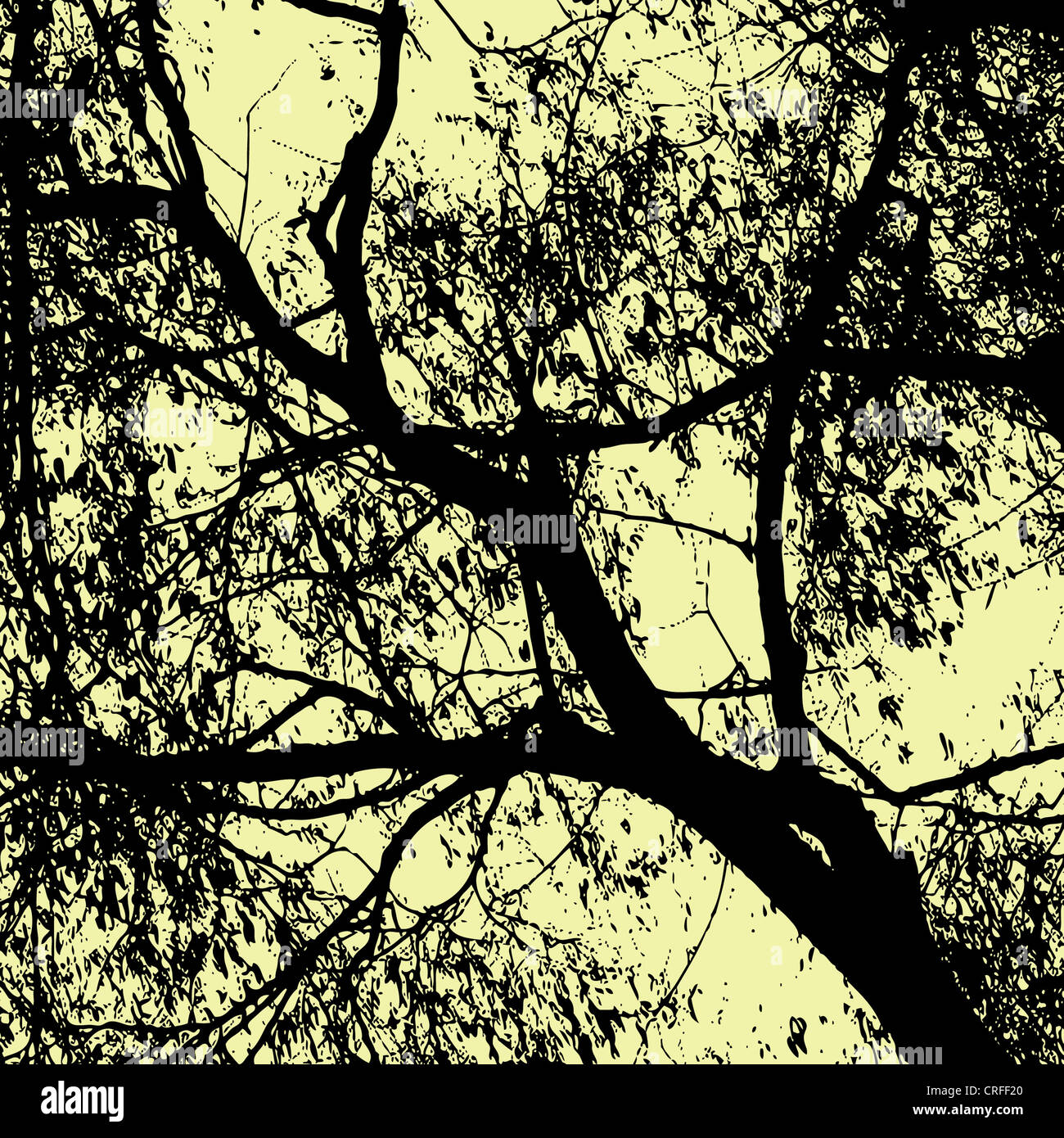 art tree graphic background Stock Photo - Alamy