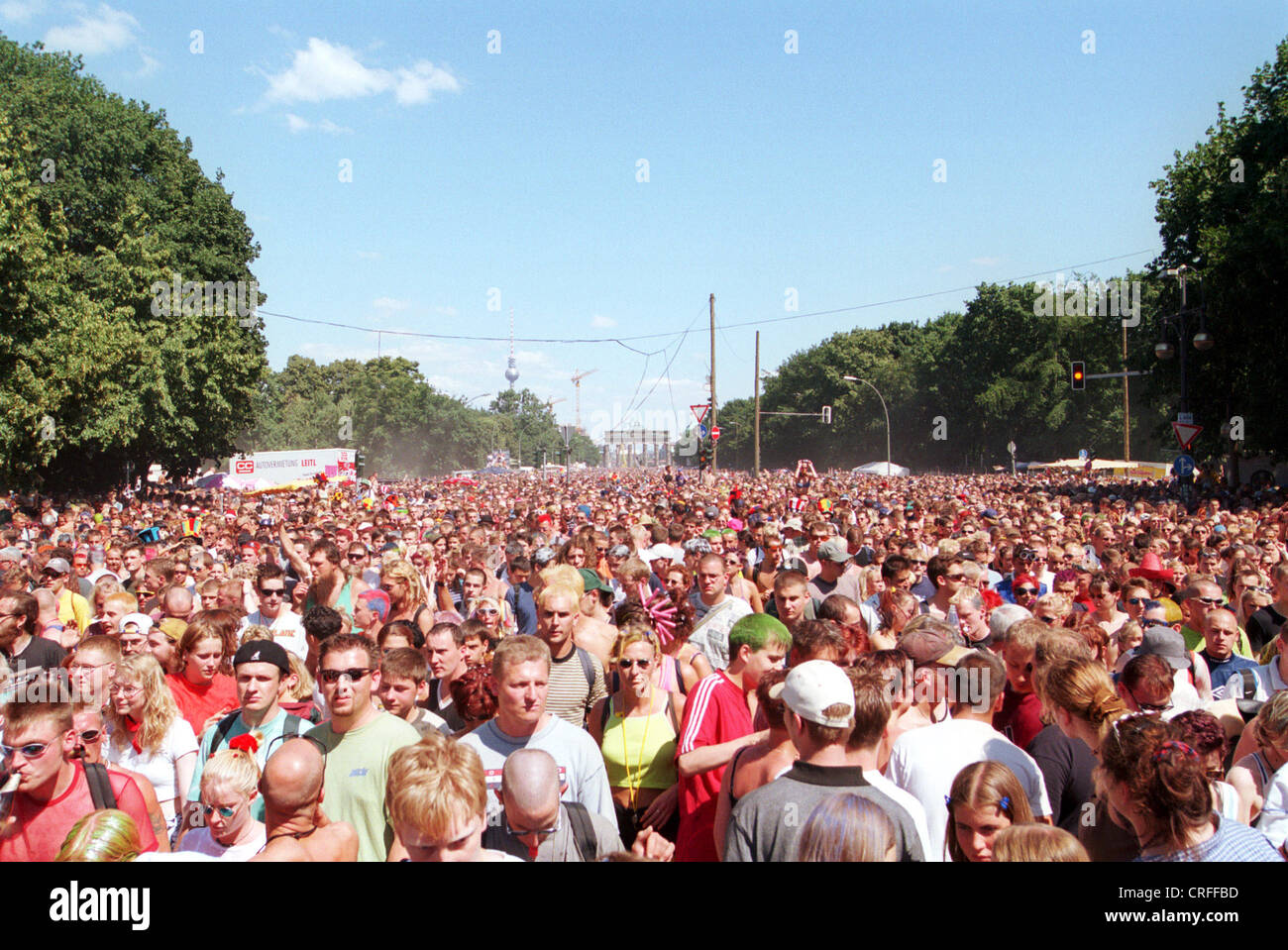 Berlin Germany Crowd Love Parade High Resolution Stock Photography and ...