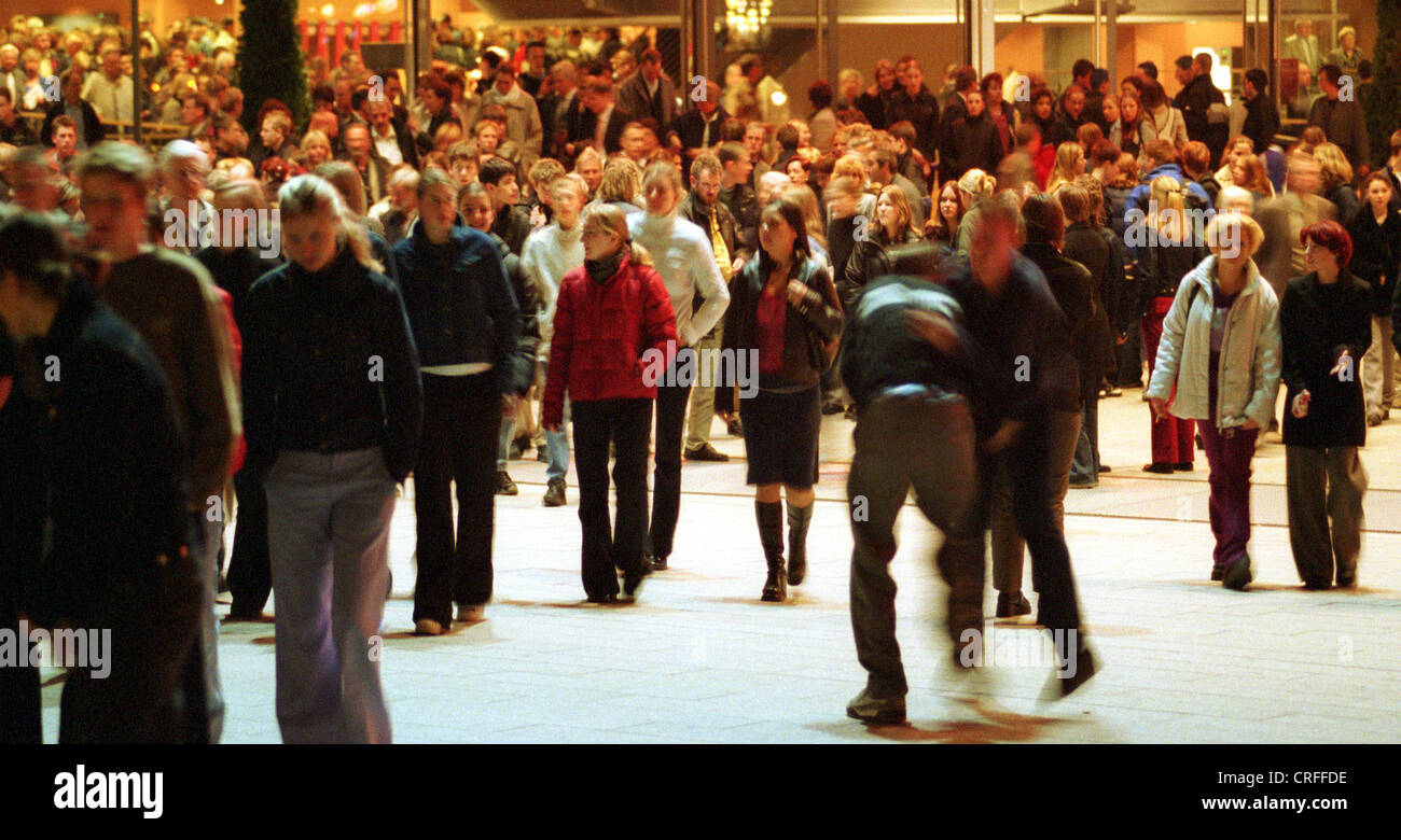 Berlin, Germany, Crowd at Marlene-Dietrich-Platz Stock Photo - Alamy