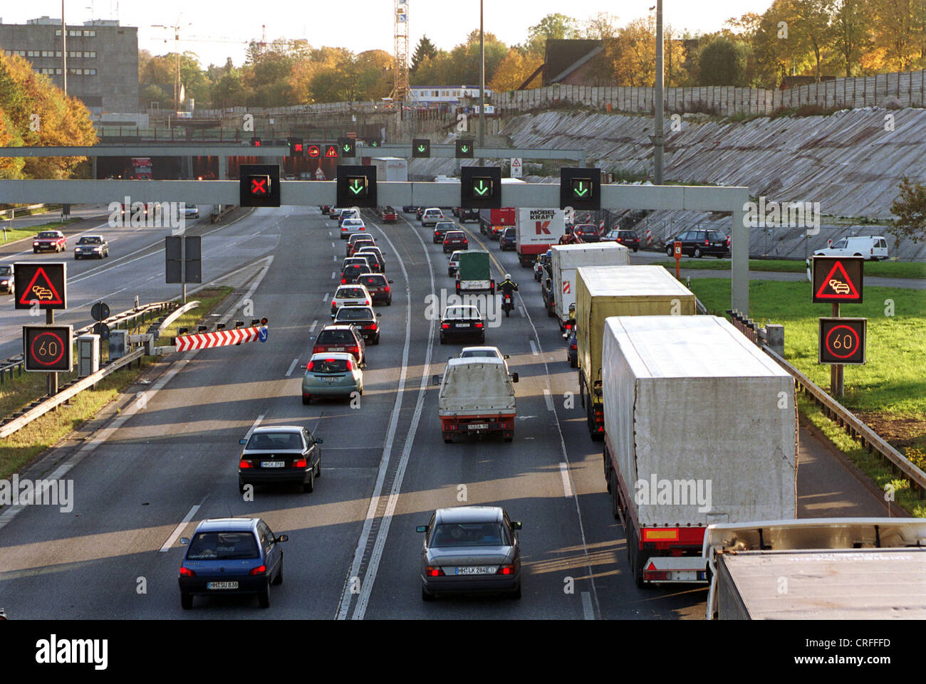 Hamburg, Germany, congestion in the north Stock Photo - Alamy