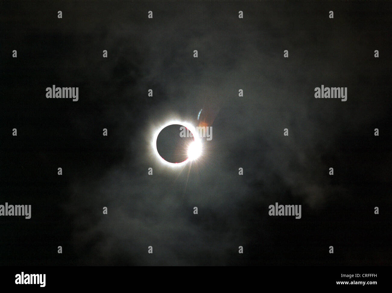 Solar eclipse over Europe 1999 Stock Photo - Alamy