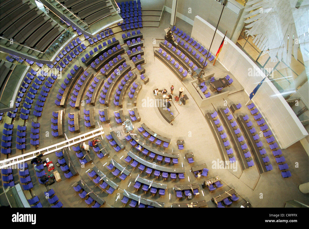 Berlin, Germany, the plenary hall of the Reichstag Stock Photo - Alamy
