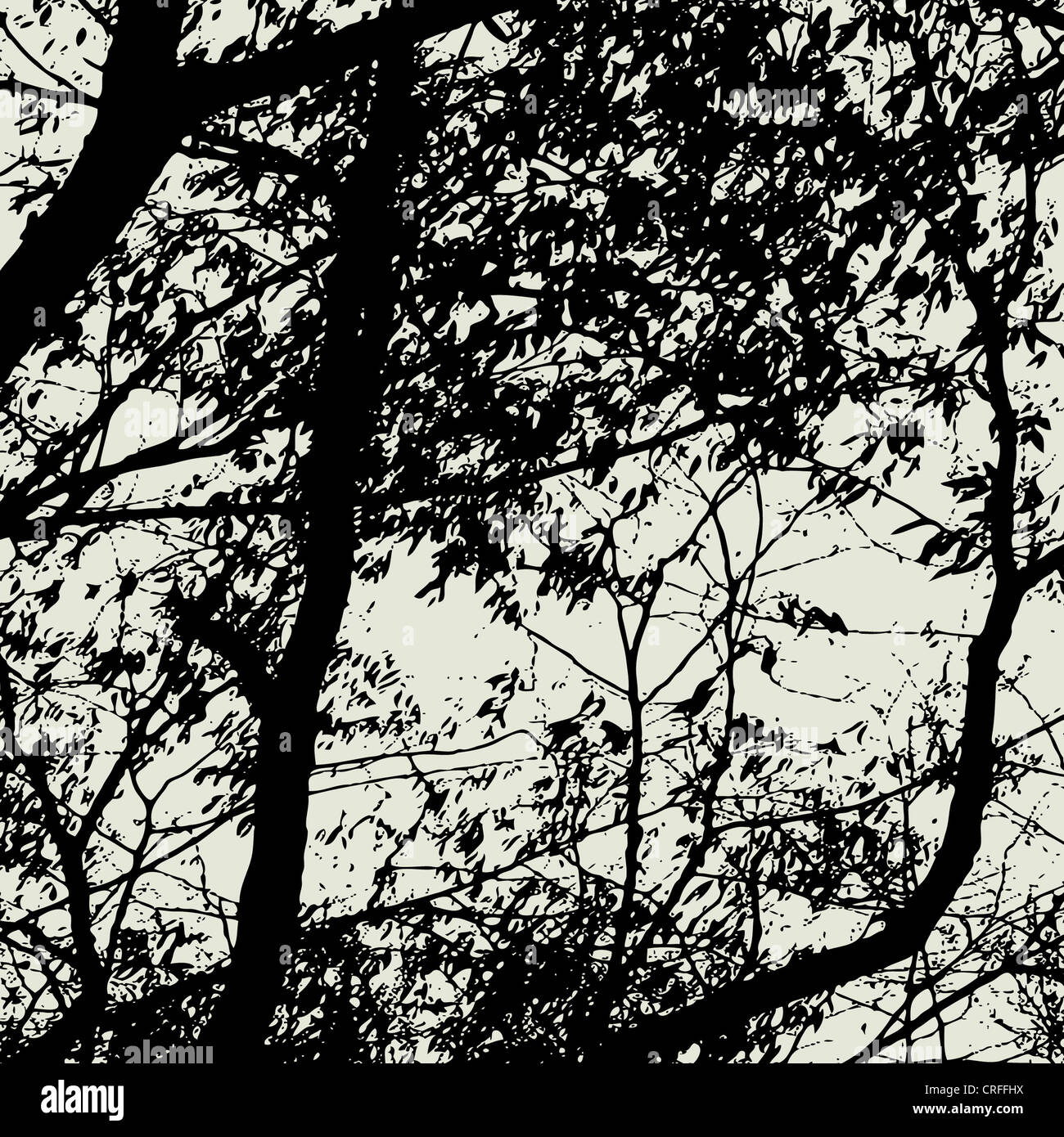 art tree graphic background Stock Photo - Alamy