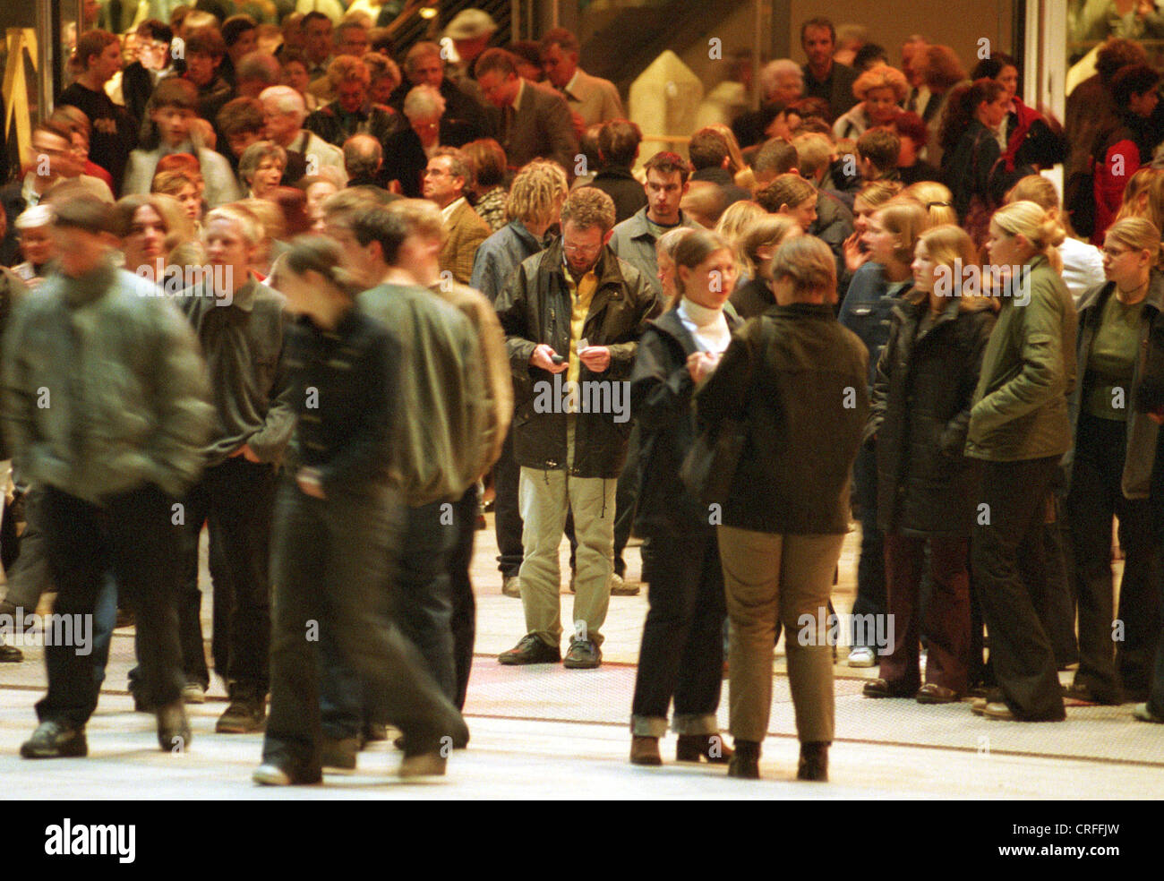 Berlin, Germany, Crowd at Marlene-Dietrich-Platz Stock Photo - Alamy