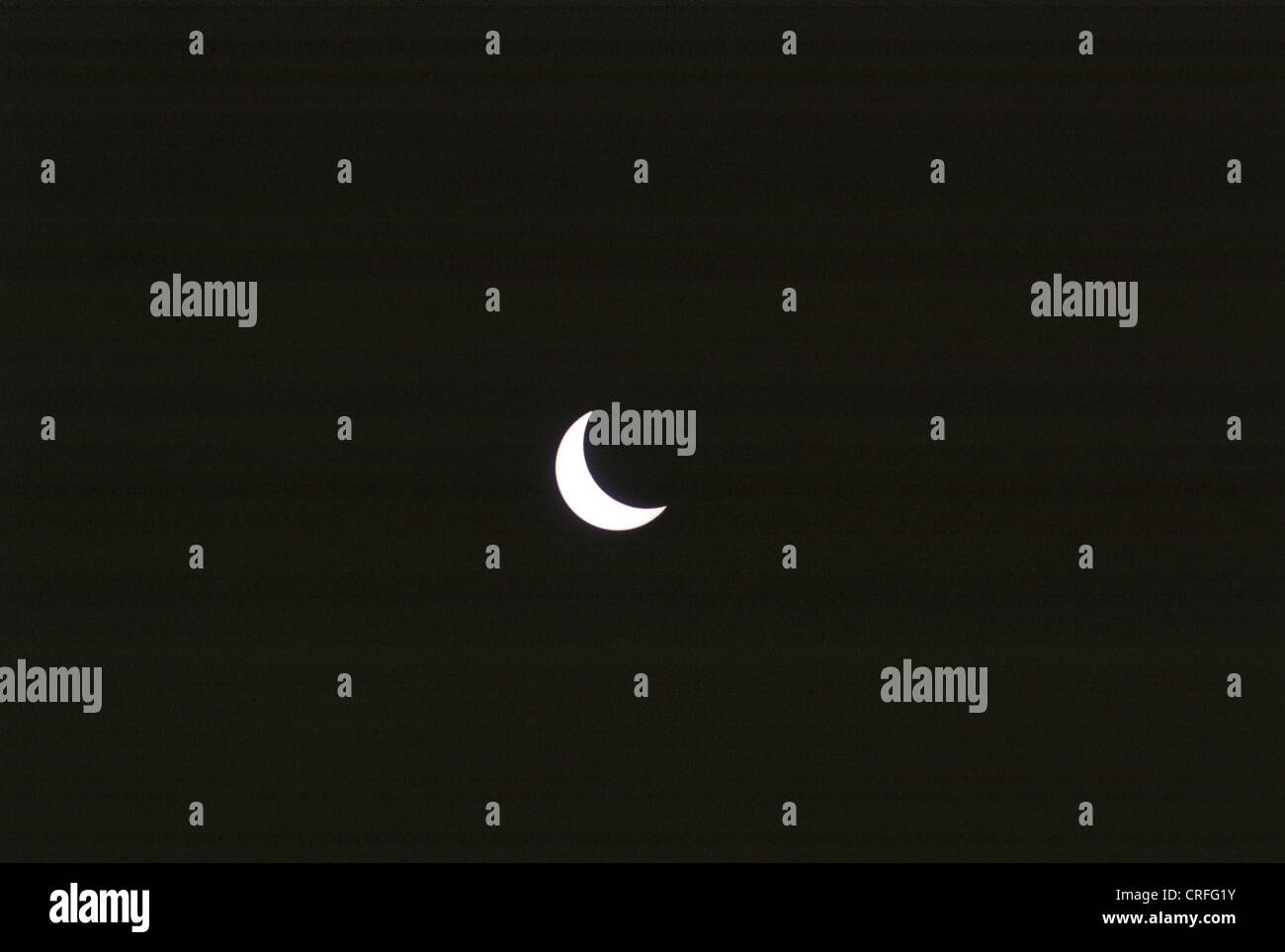 Solar eclipse over Europe 1999 Stock Photo - Alamy