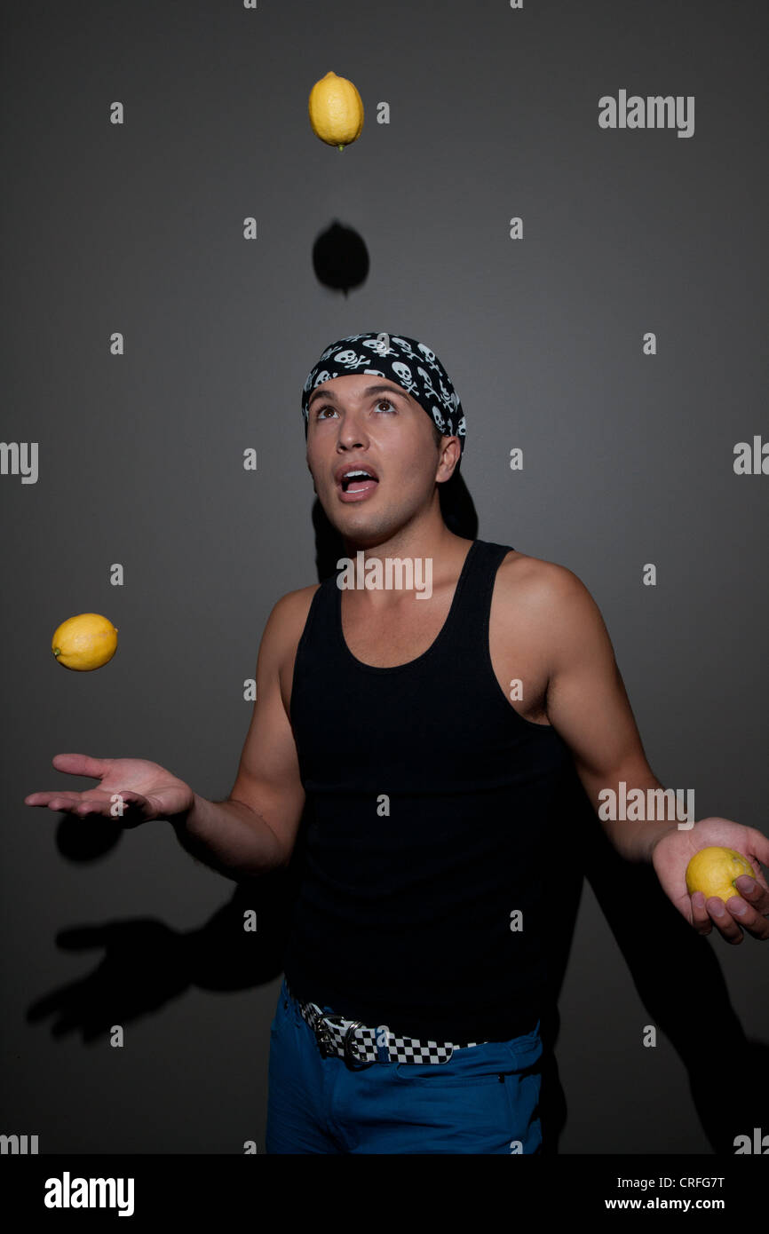 Juggling man shadow hi-res stock photography and images - Alamy