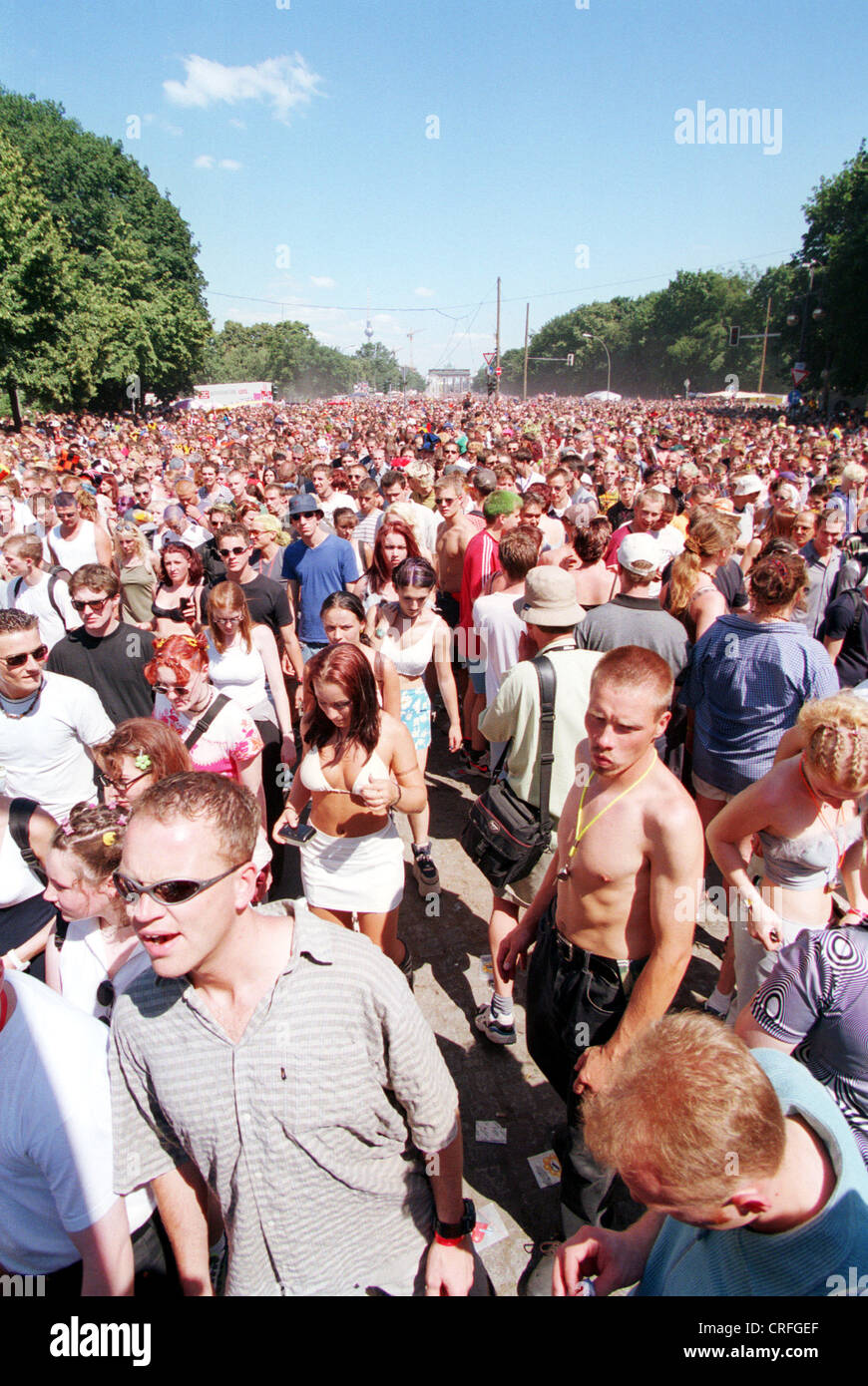 Berlin, Germany, Love Parade Stock Photo - Alamy