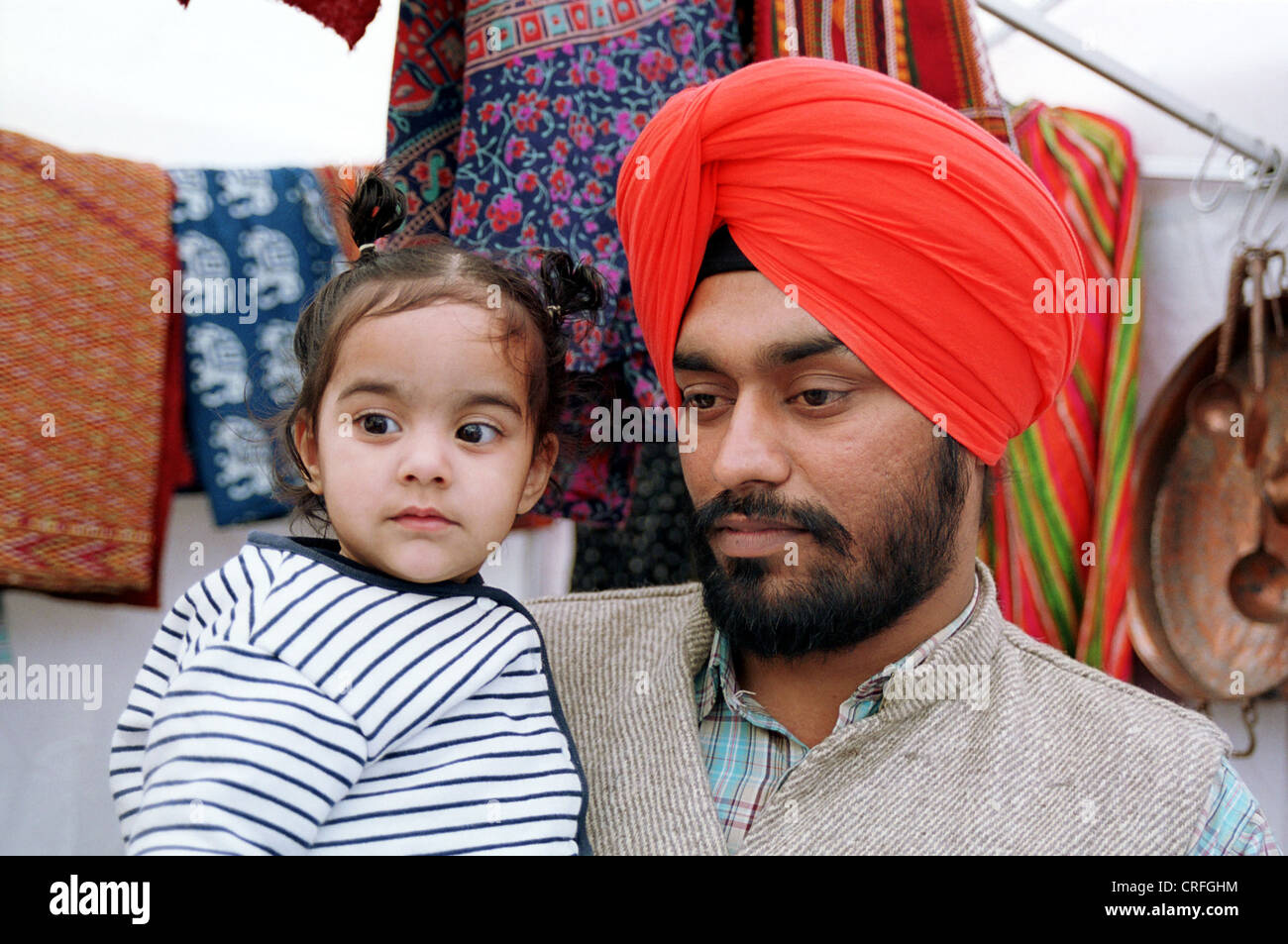 Sikh father daughter hi-res stock photography and images - Alamy