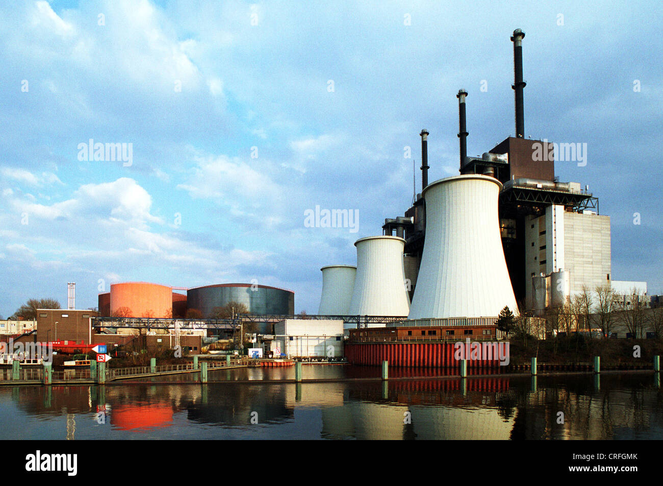 Berlin, Germany, Kraftwerk Lichterfelde Bewag Stock Photo - Alamy