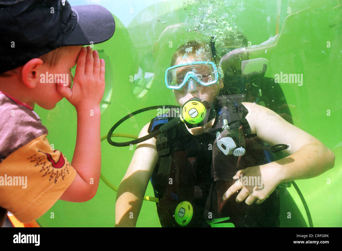 Berlin, Germany, of diving boy in a diving tower Stock Photo - Alamy