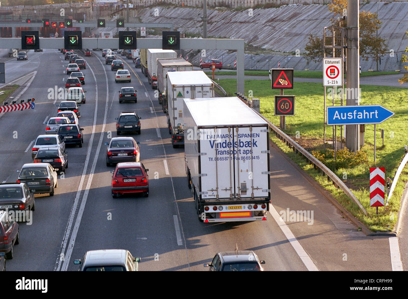 Hamburg, Germany, congestion in the north Stock Photo - Alamy