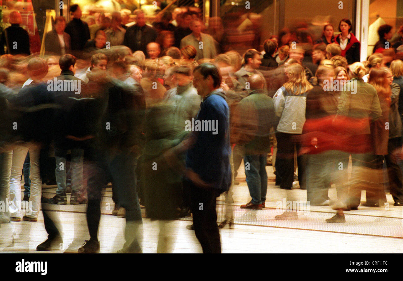 Berlin, Germany, Crowd at Marlene-Dietrich-Platz Stock Photo - Alamy