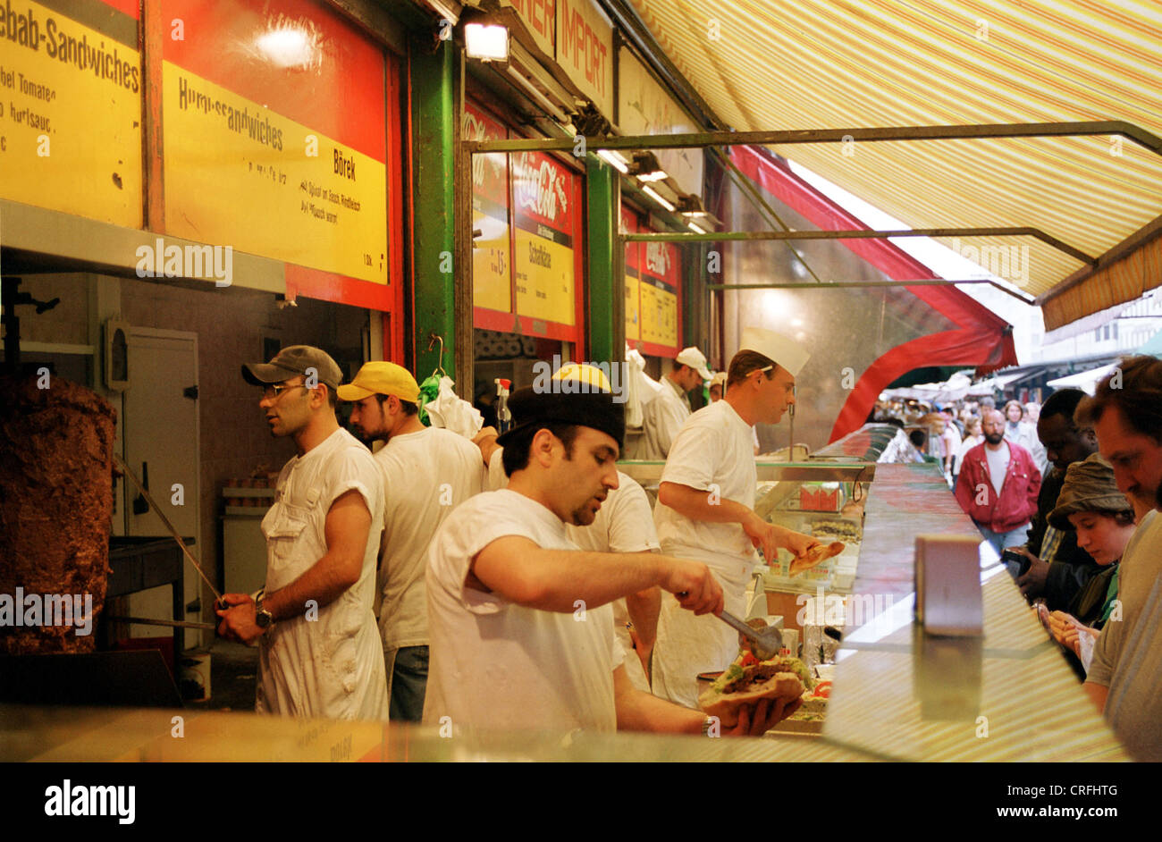 Vienna, Austria, turkish lunch at the Naschmarkt Stock Photo - Alamy