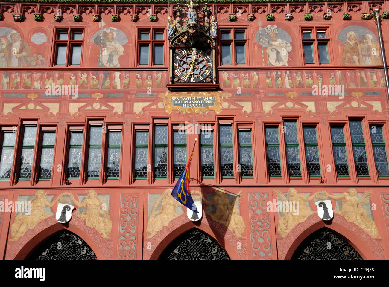 Basel town hall hi-res stock photography and images - Alamy