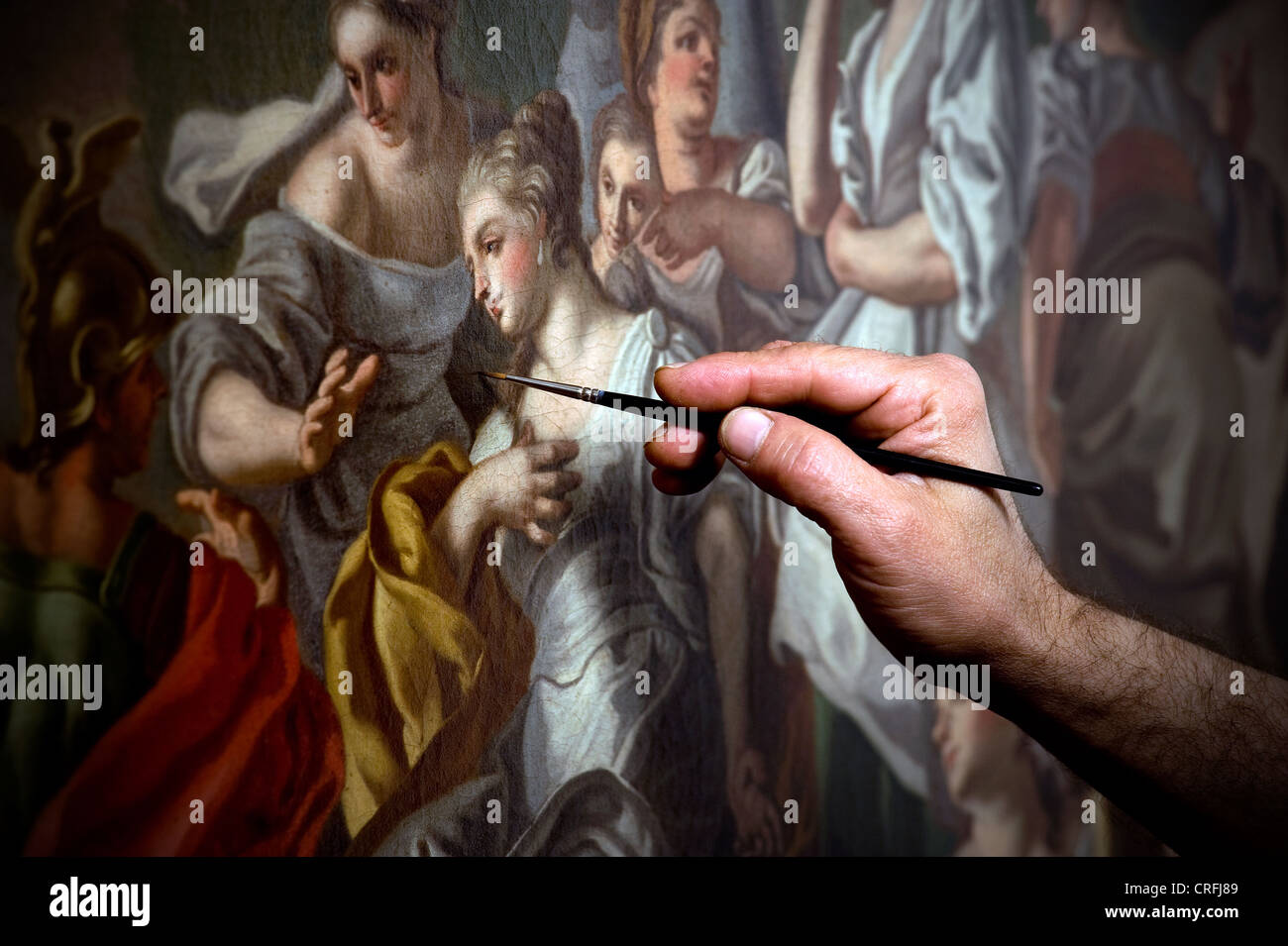 Human hand painting hi-res stock photography and images - Alamy