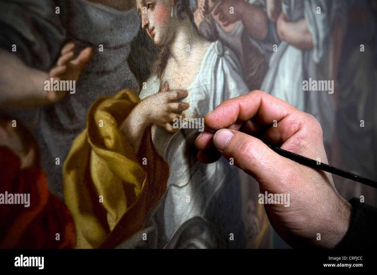 Human hand painting hi-res stock photography and images - Alamy