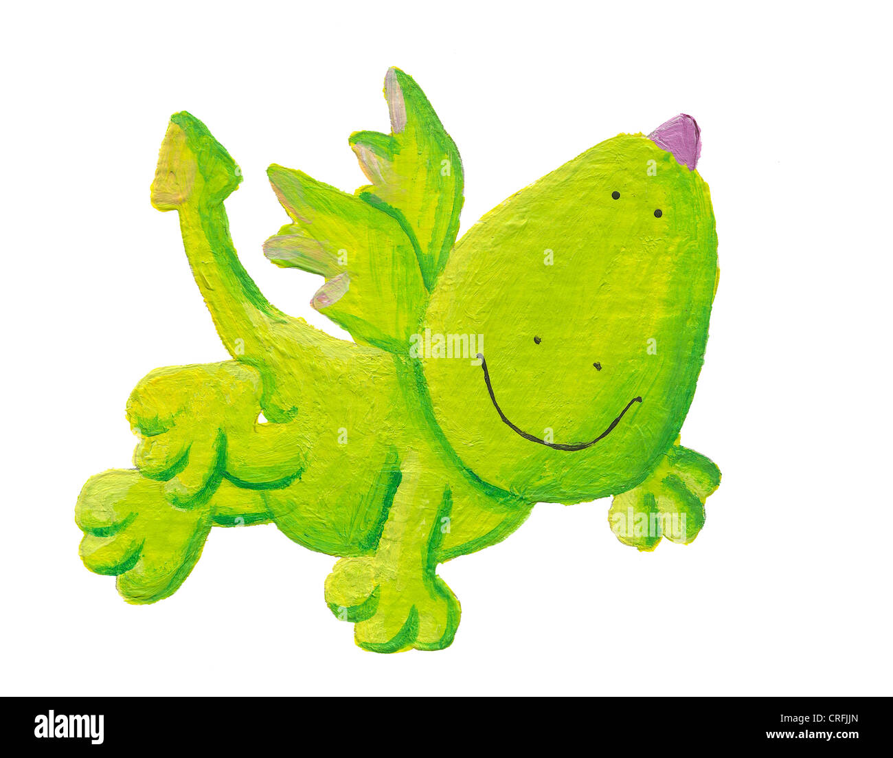 Colorful cartoon flying dragon Cut Out Stock Images & Pictures - Alamy
