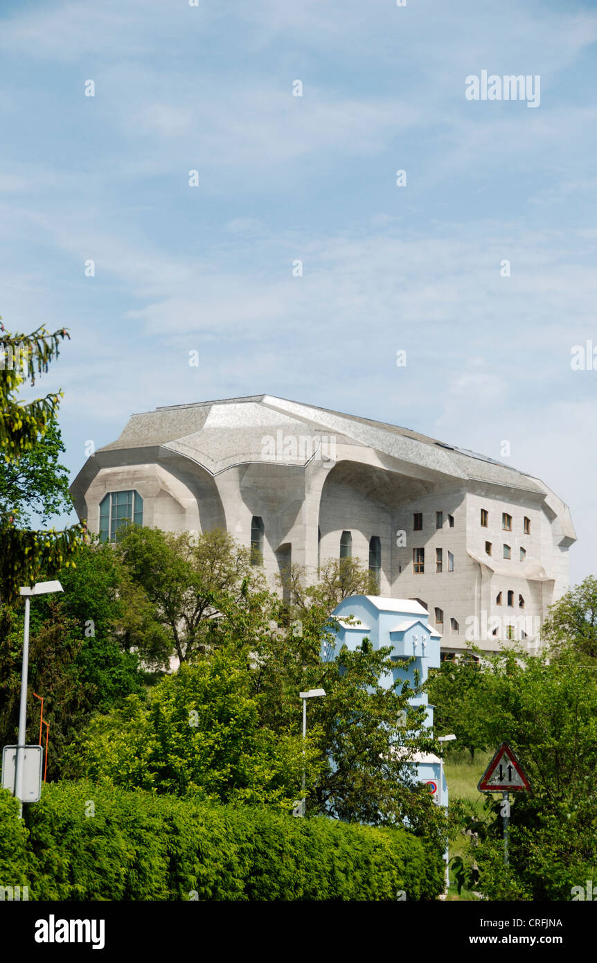 The Goetheanum, headquarters of the Anthroposophical Society, Dornach ...