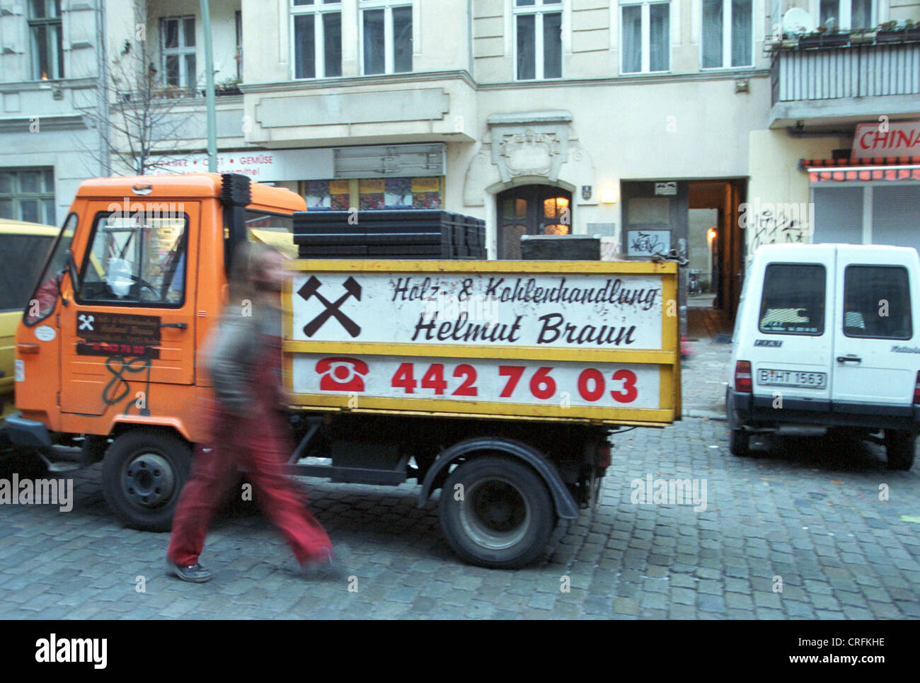 Berlin, Germany, everyday Kohlentraegers Stock Photo - Alamy