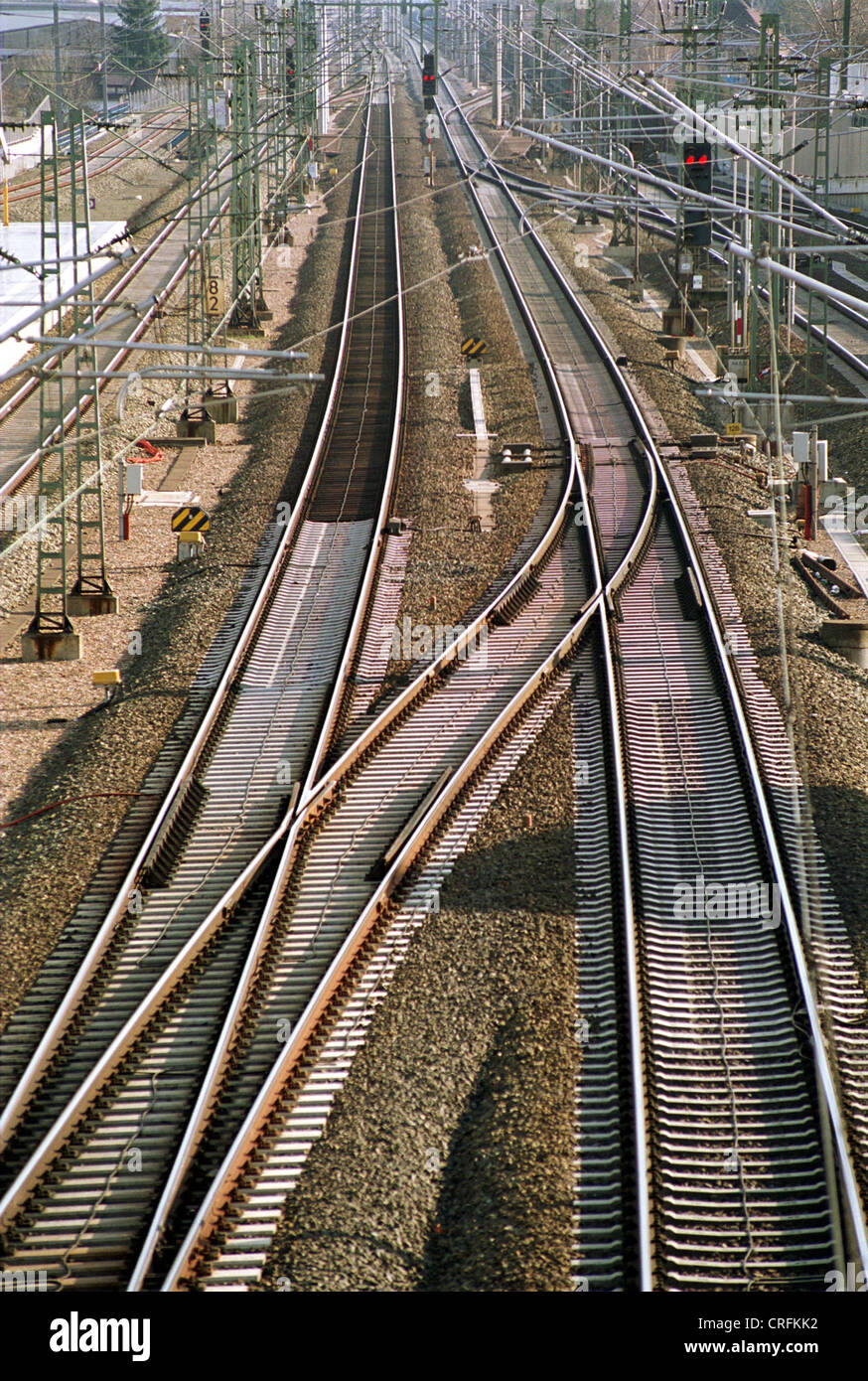 Hannover, Germany, route network Stock Photo - Alamy