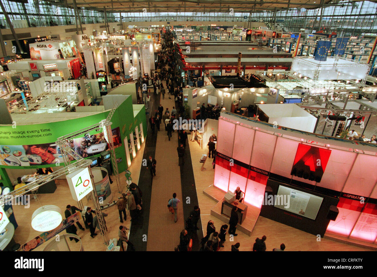 Hannover, Germany, CeBIT 2000 Exhibition Hall Stock Photo - Alamy