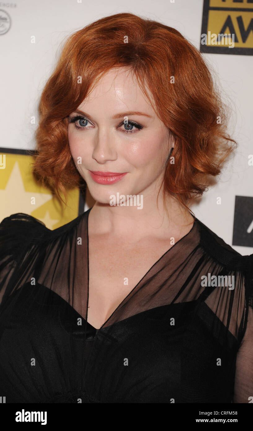 CHRISTINA HENDRICKS US film actress in June 2012. Photo Jeffrey Mayer ...