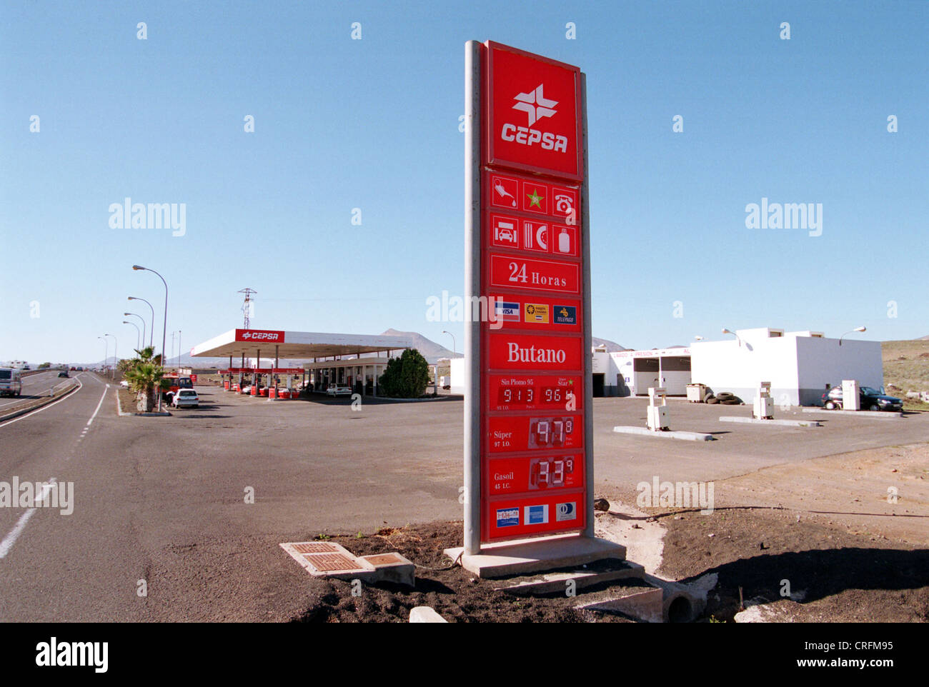 Arrecife spain cepsa petrol station hi-res stock photography and images ...