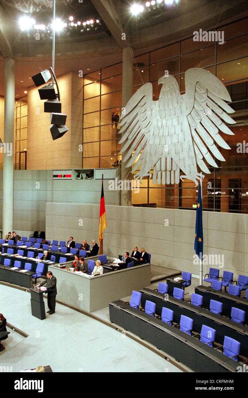Berlin, Germany, the Reichstag Chamber Stock Photo - Alamy