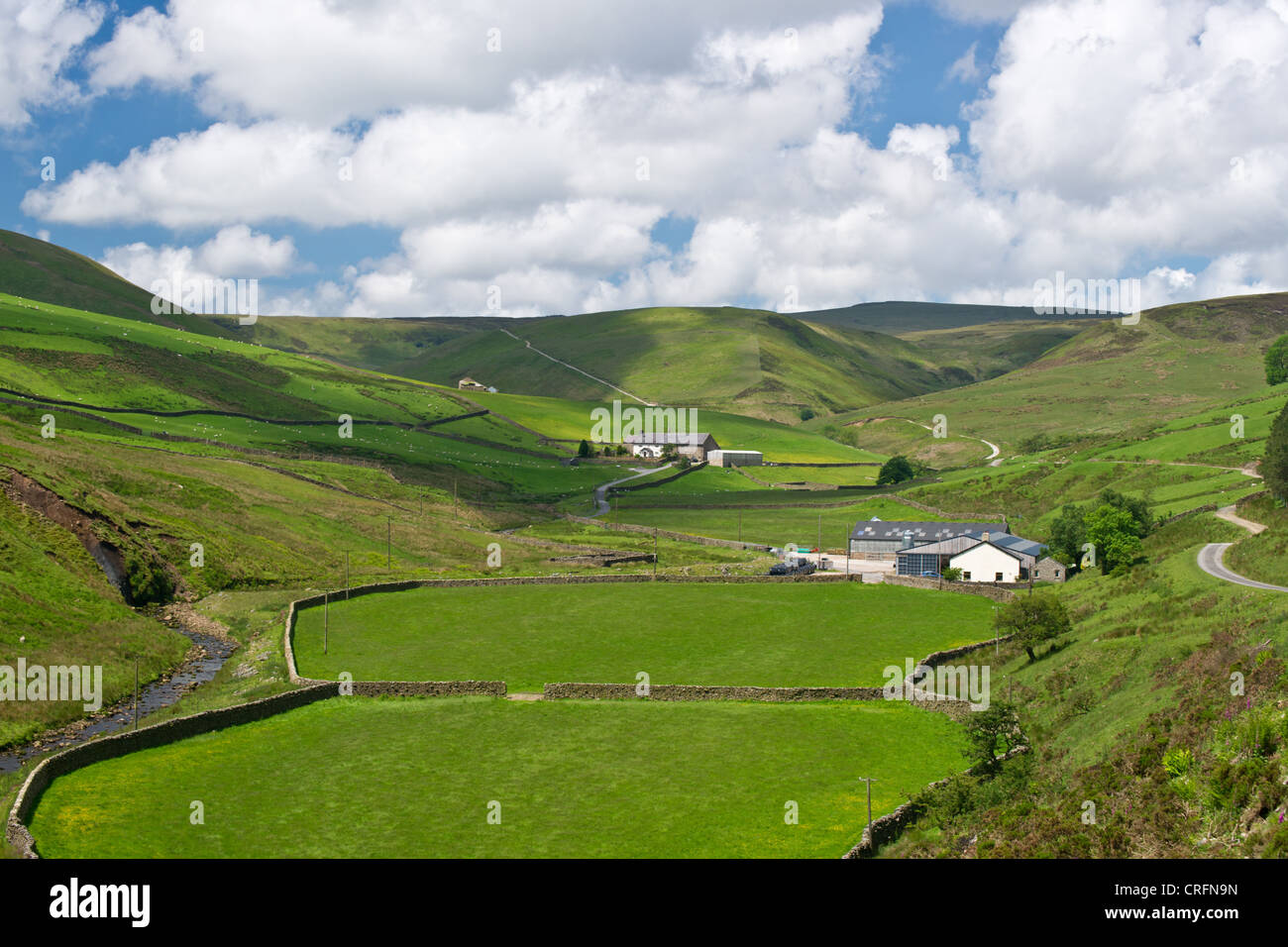 forest of bowland area of outstanding natural beauty Stock Photo - Alamy
