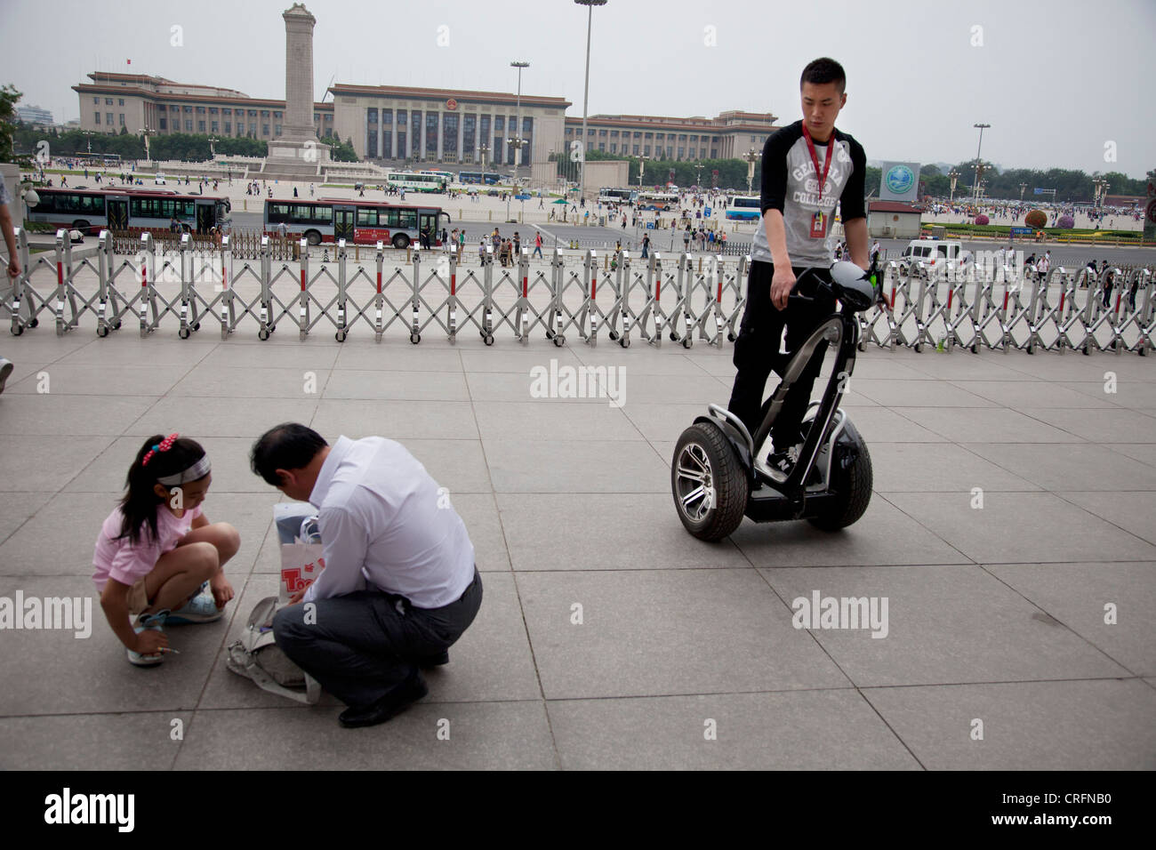 Segway security outside the large Central Hall at The National Museum ...