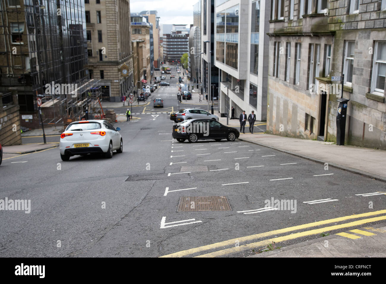 Car parking bays scotland hi-res stock photography and images - Alamy