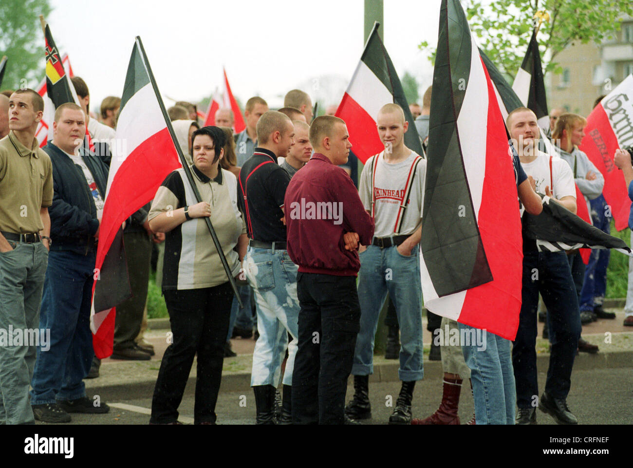 Berlin, Germany, NPD demonstration Stock Photo - Alamy