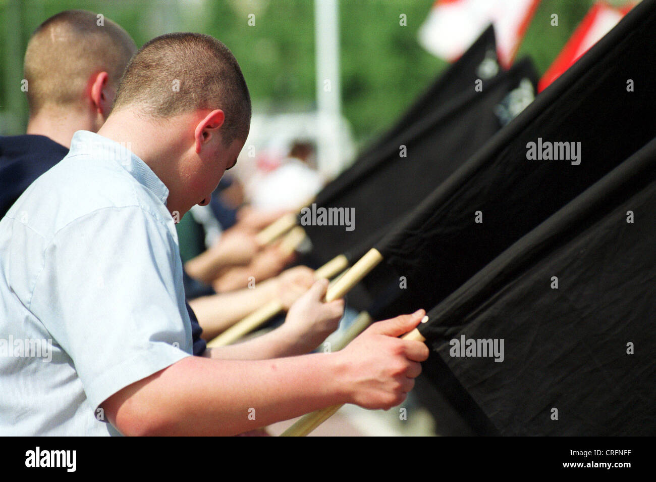 Berlin, Germany, NPD demonstration Stock Photo - Alamy
