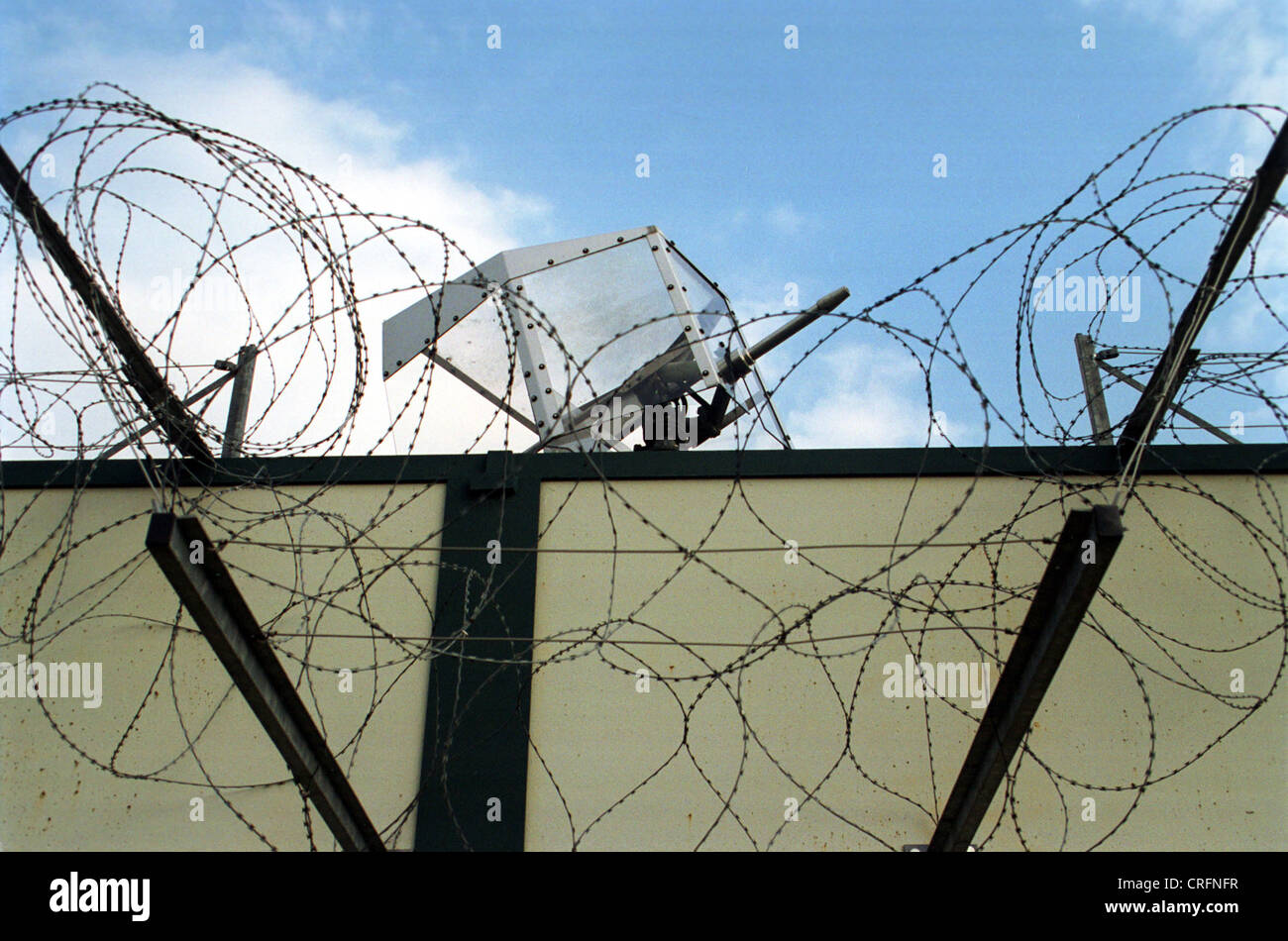 Gorleben, Germany, security systems on the grounds of the nuclear ...