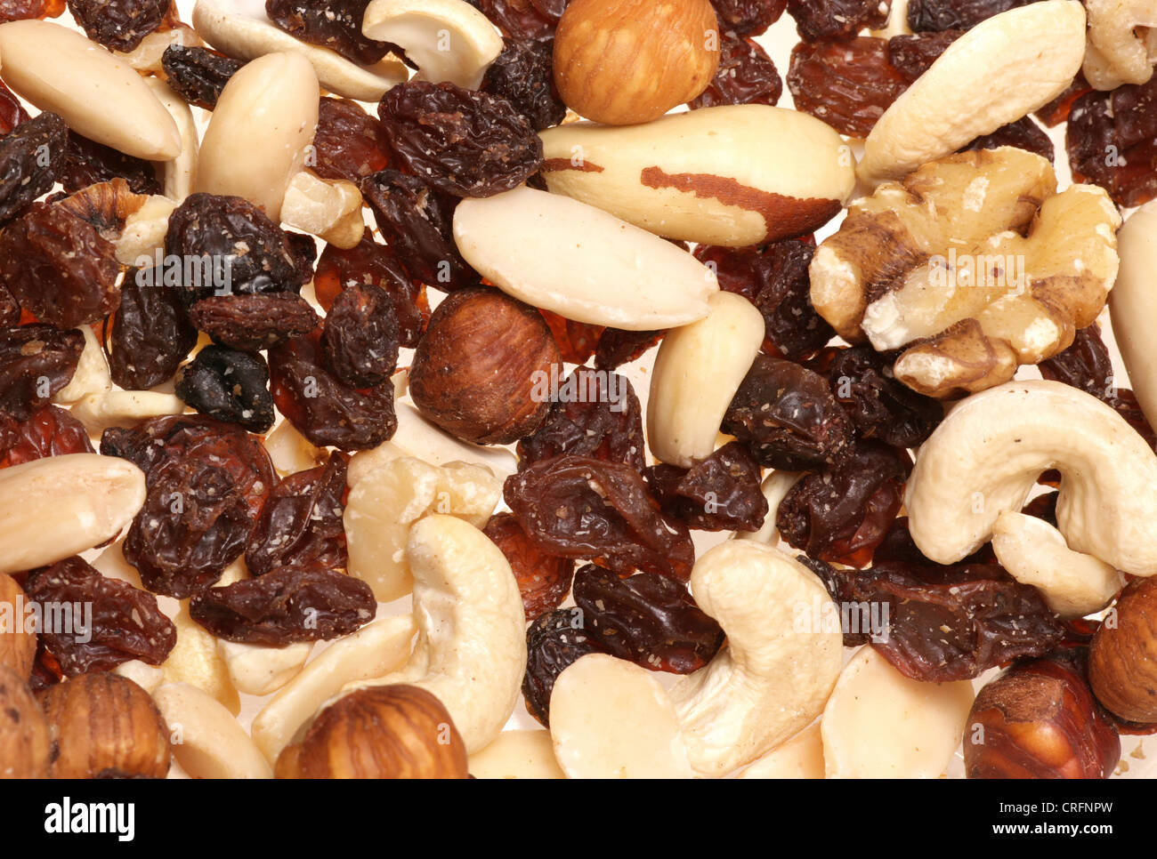 fruit and nuts abstract food background Stock Photo - Alamy