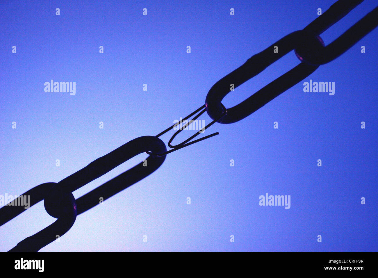 symbol photo weak link Stock Photo - Alamy