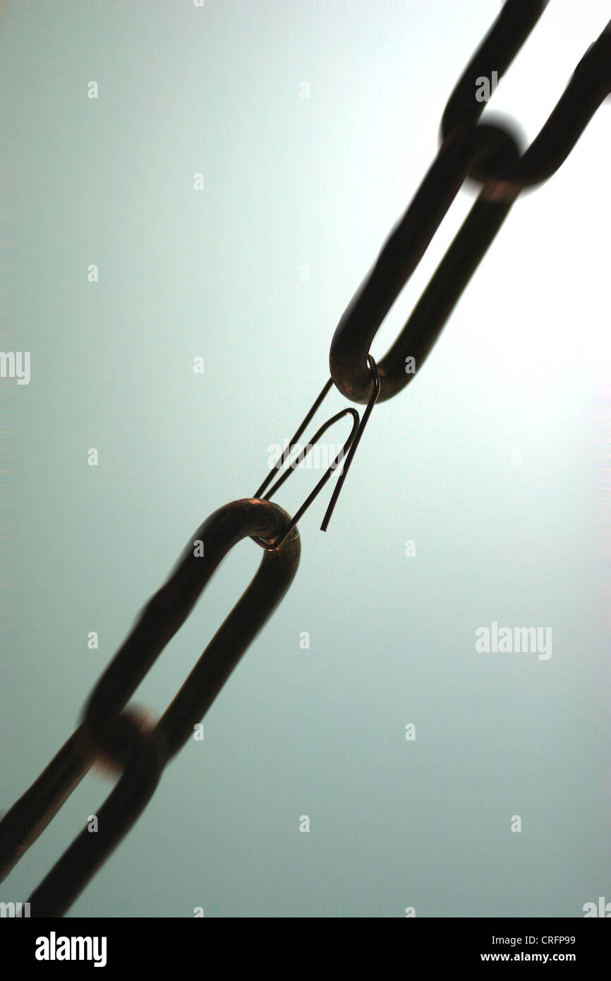 symbol photo weak link Stock Photo - Alamy