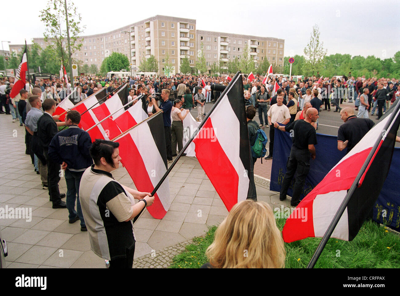 Berlin, Germany, NPD demonstration Stock Photo - Alamy