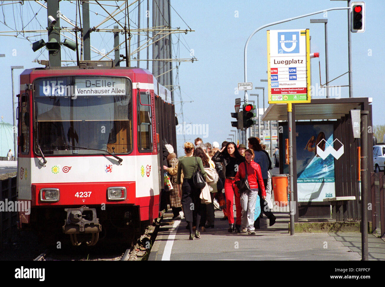 Duesseldorf, Germany, tram Stock Photo - Alamy
