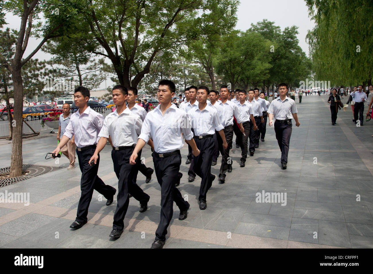 Man marching hi-res stock photography and images - Alamy