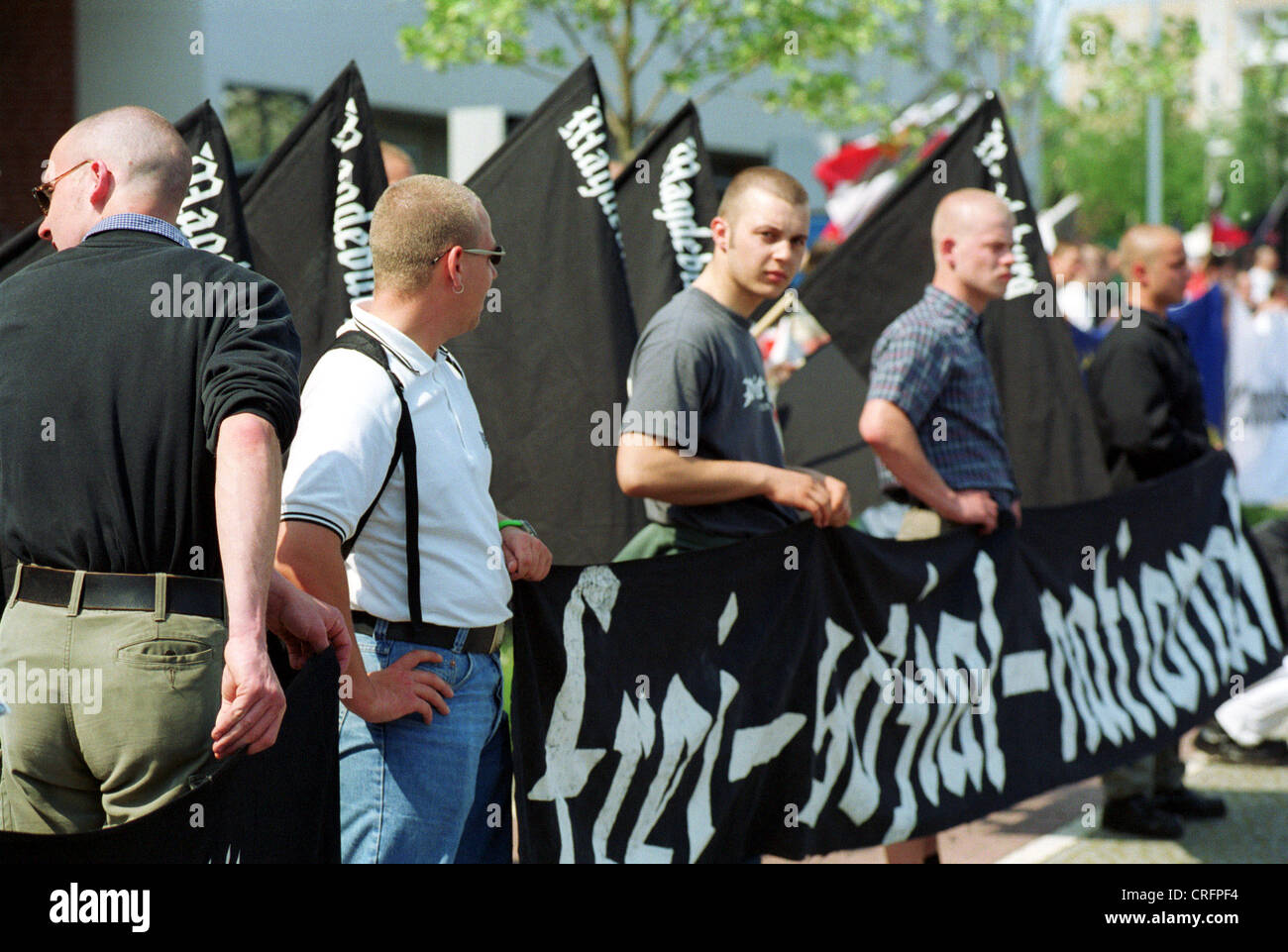 Skinheads npd demonstration hi-res stock photography and images - Alamy