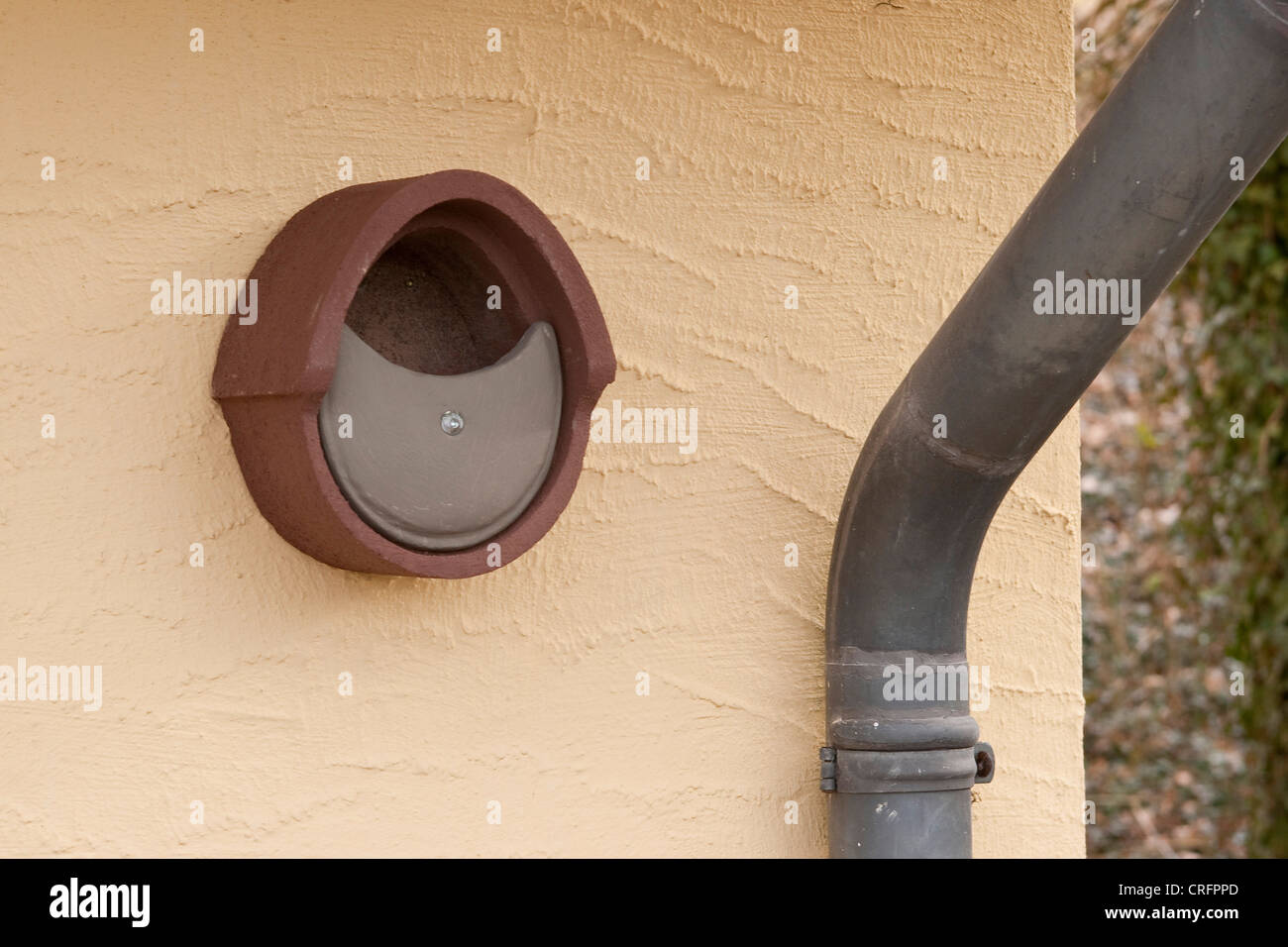 nest box for redstart and spotted flycatcher at cladding, Germany Stock ...
