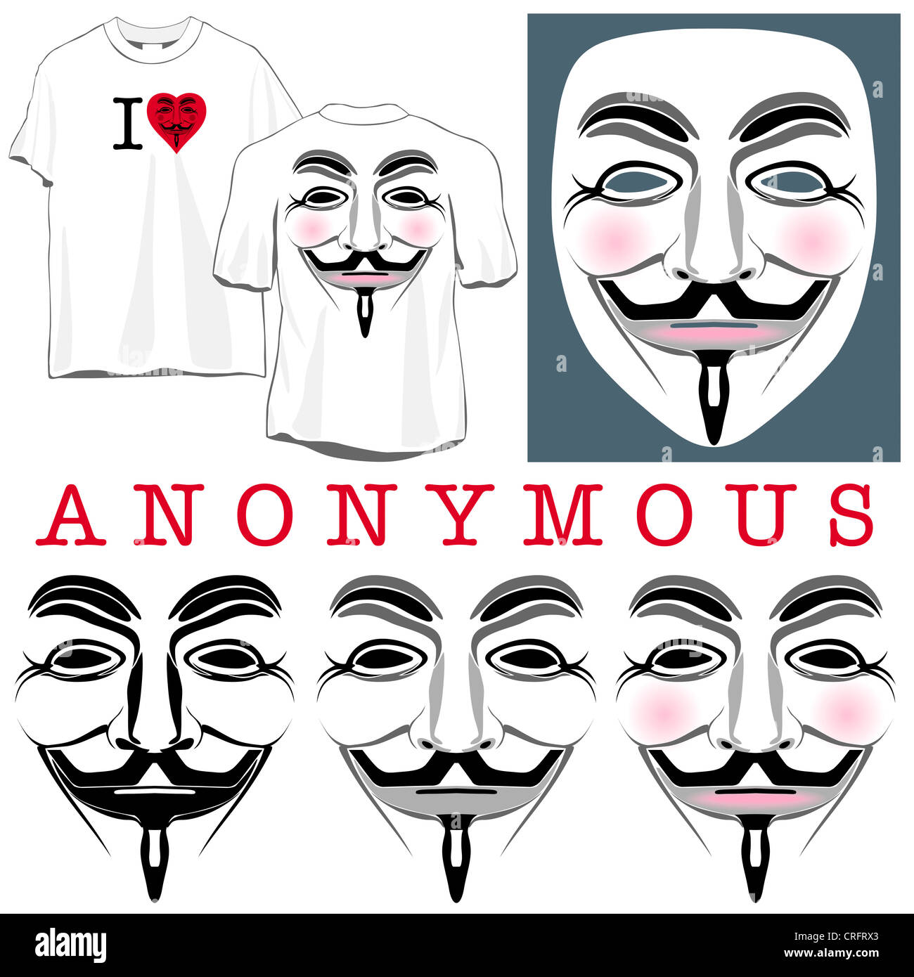 Black and white anonymous mask hi-res stock photography and images - Alamy