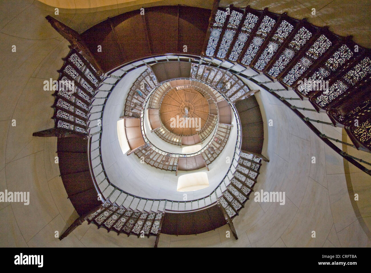 Corkscrew stairs hi-res stock photography and images - Alamy