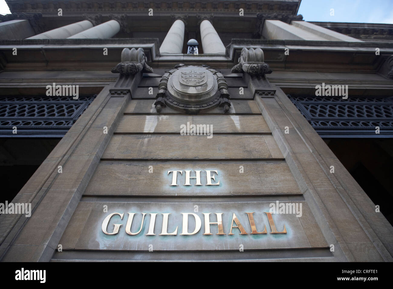 The Guildhall sign, Hull City Council, Guildhall, Kingston upon Hull ...