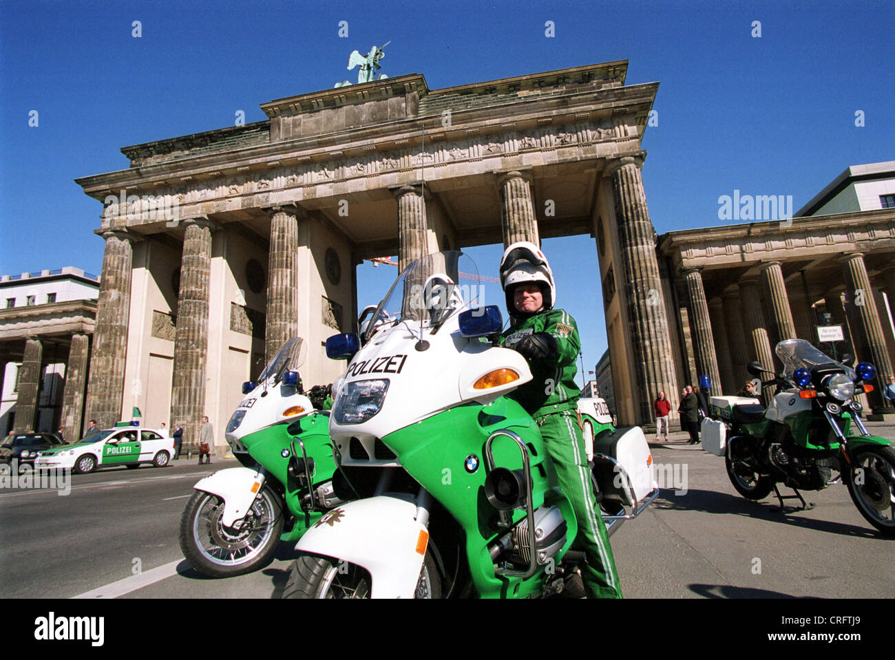 Berlin, Germany, police motorcycles Stock Photo - Alamy