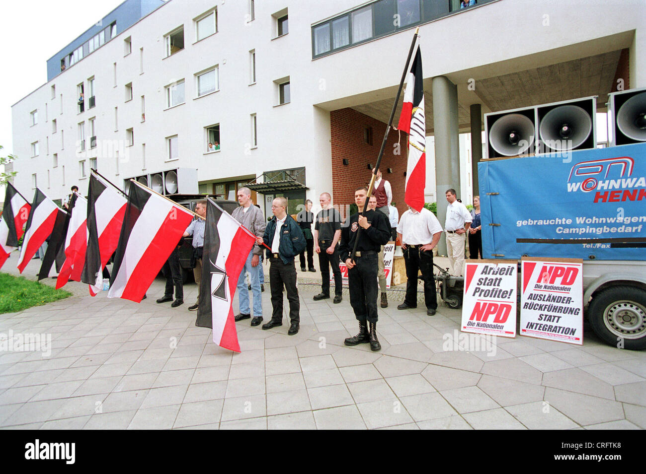 Berlin, Germany, NPD demonstration Stock Photo - Alamy